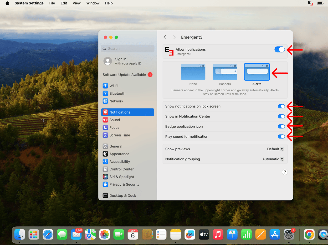 Desktop Notifications (Windows/Mac)