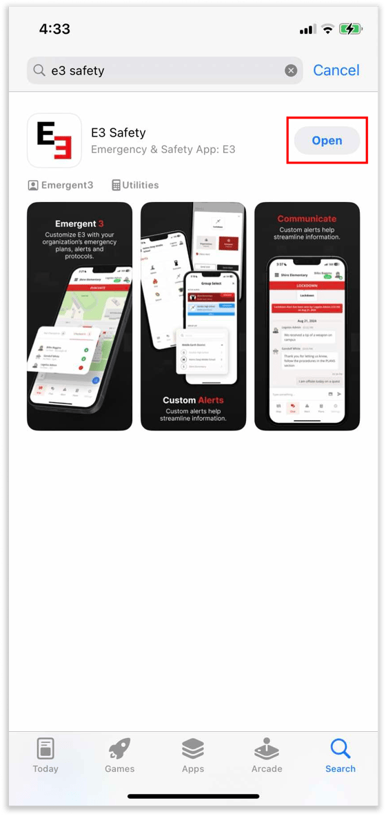 Installing E3 for Mobile (iPhone/Android)