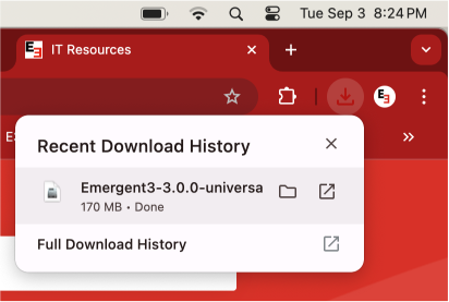 Installing E3 for Desktop (Windows/Mac)