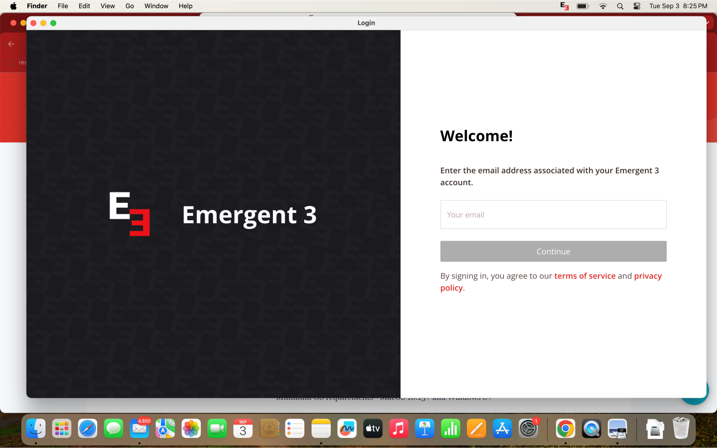 Installing E3 for Desktop (Windows/Mac)