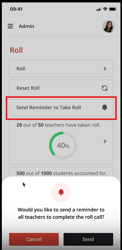 Using the Roll Call Feature in E3